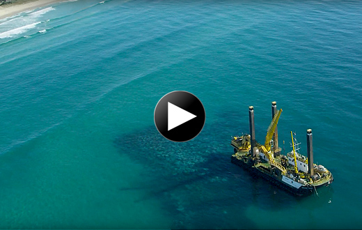 Watch: Aerial view of the half-complete Palm Beach reef | Swellnet ...