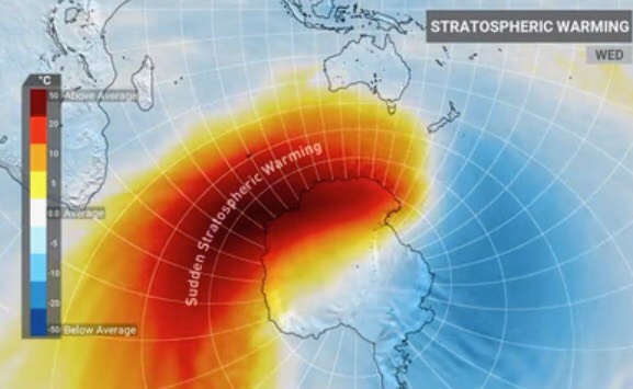 Sudden Stratospheric Warming and a summer of swell? | Swellnet Analysis ...