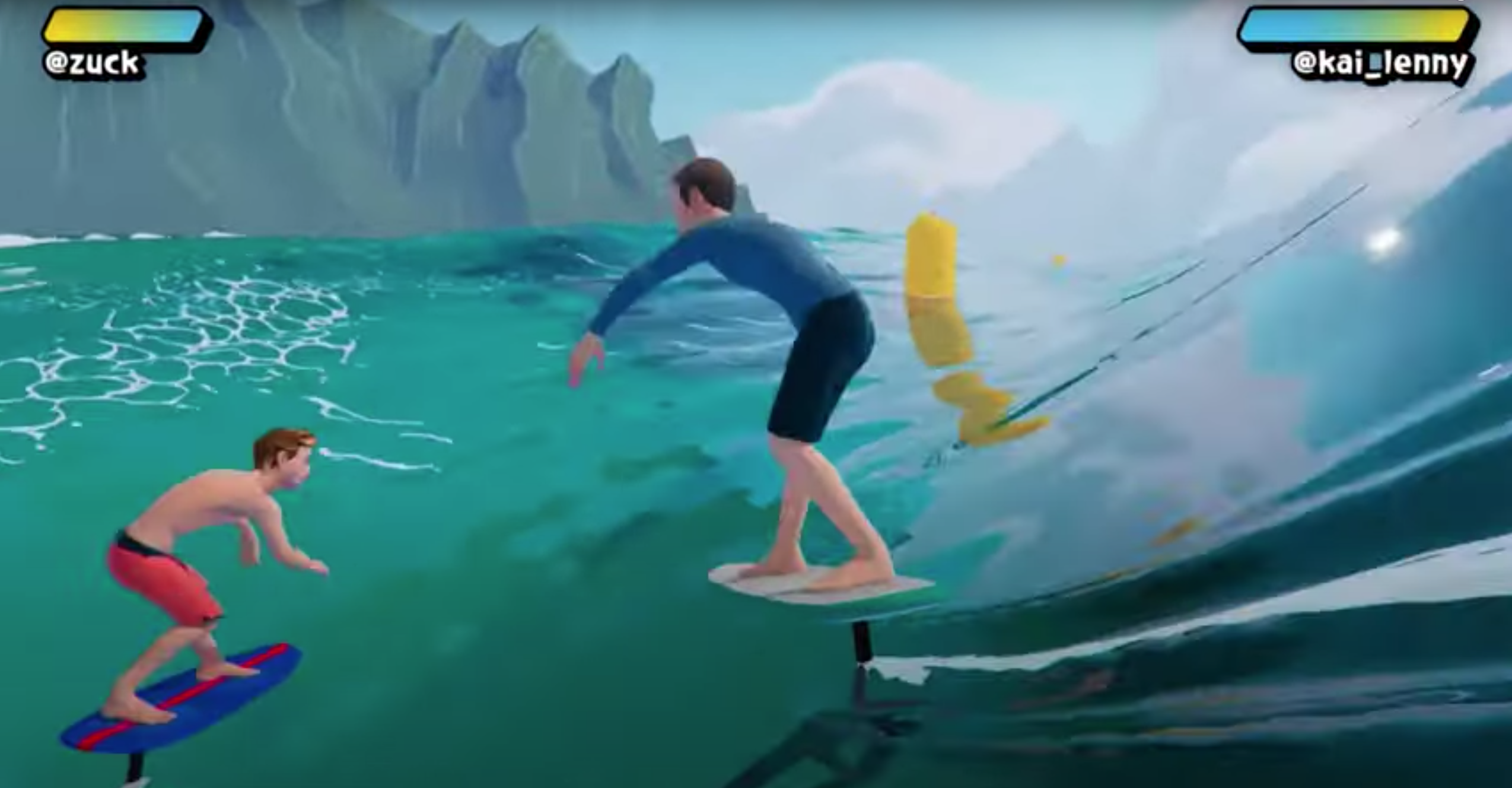 Meta Foiling with Kai Lenny and Mark Zuckerberg | Swellnet Dispatch ...