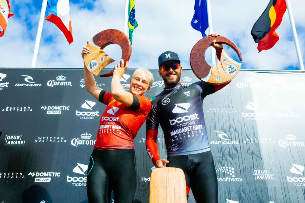 Brazilian Duo Tatiana Weston-Webb and Filipe Toledo Win Boost Mobile ...