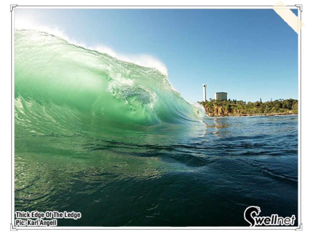 Thick Edge Of The Ledge | Surf Photos by Karl Angell | Swellnet ...