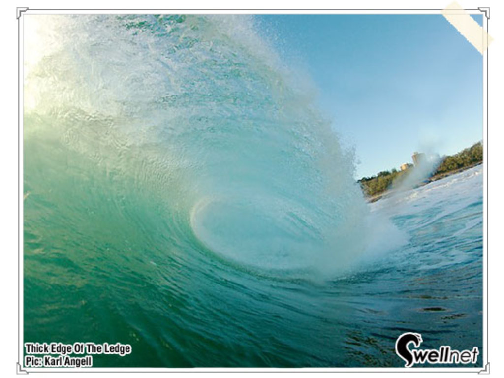 Thick Edge Of The Ledge | Surf Photos by Karl Angell | Swellnet ...