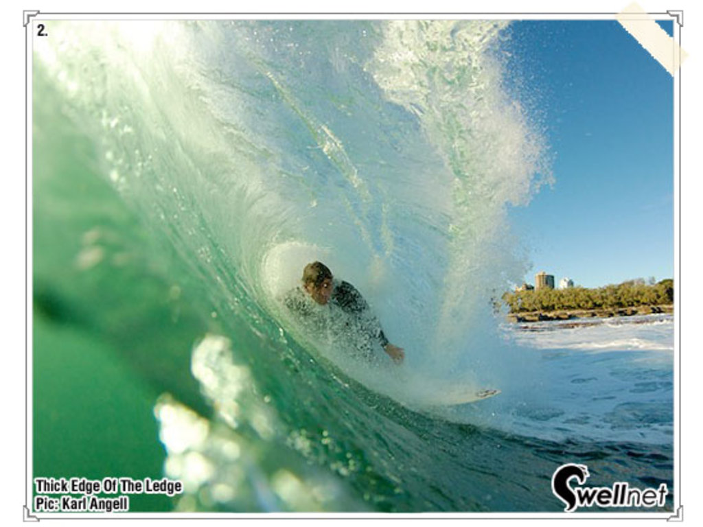 Thick Edge Of The Ledge | Surf Photos by Karl Angell | Swellnet ...