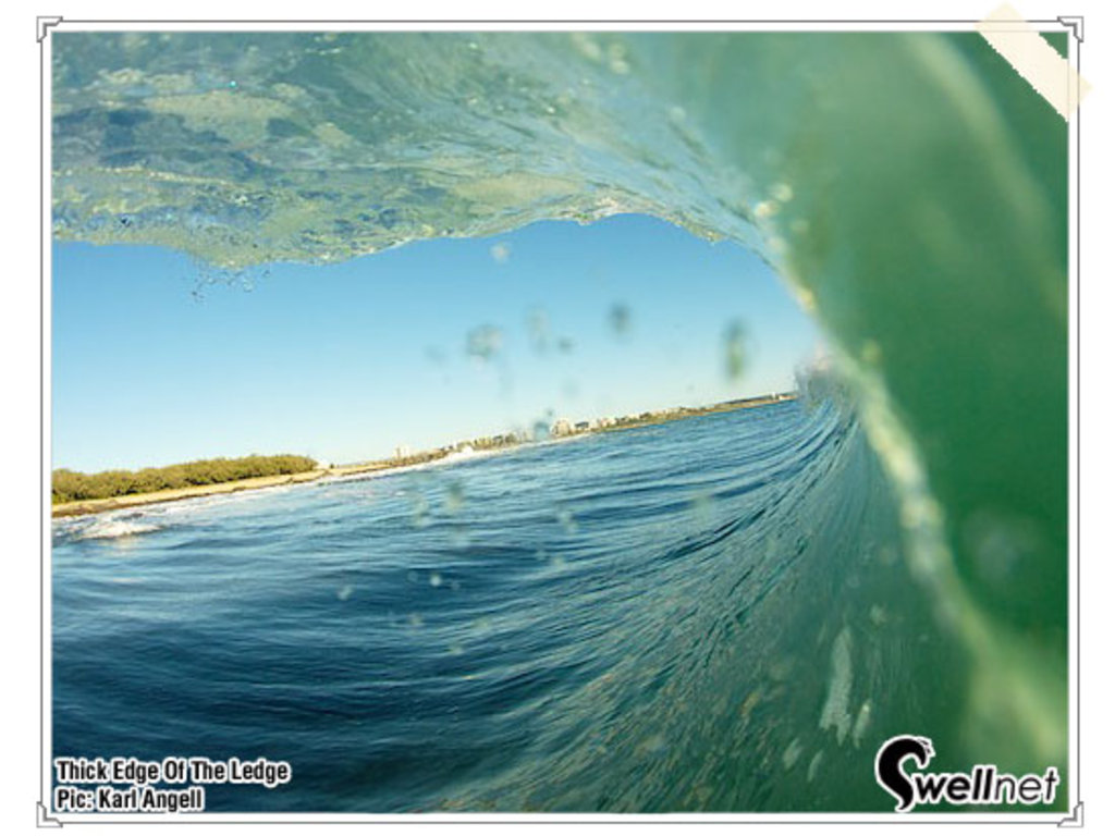 Thick Edge Of The Ledge | Surf Photos by Karl Angell | Swellnet ...