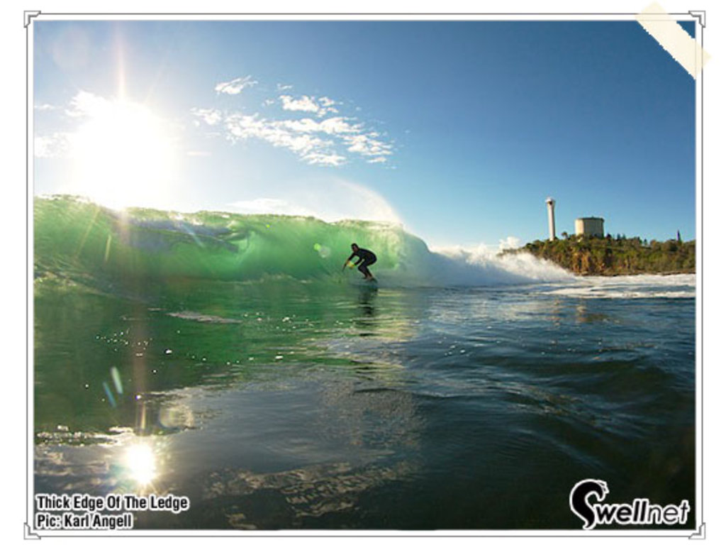 Thick Edge Of The Ledge | Surf Photos by Karl Angell | Swellnet ...