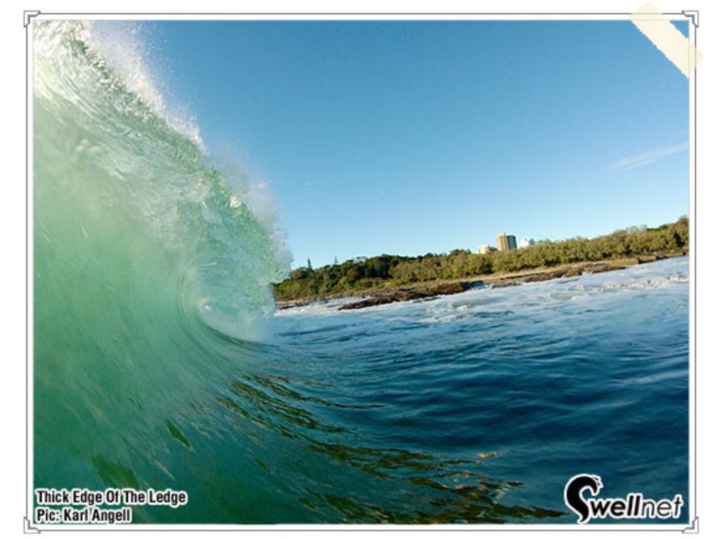 Thick Edge Of The Ledge | Surf Photos by Karl Angell | Swellnet ...