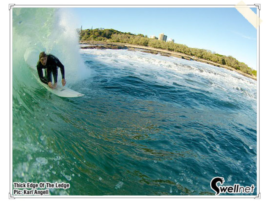 Thick Edge Of The Ledge | Surf Photos by Karl Angell | Swellnet ...