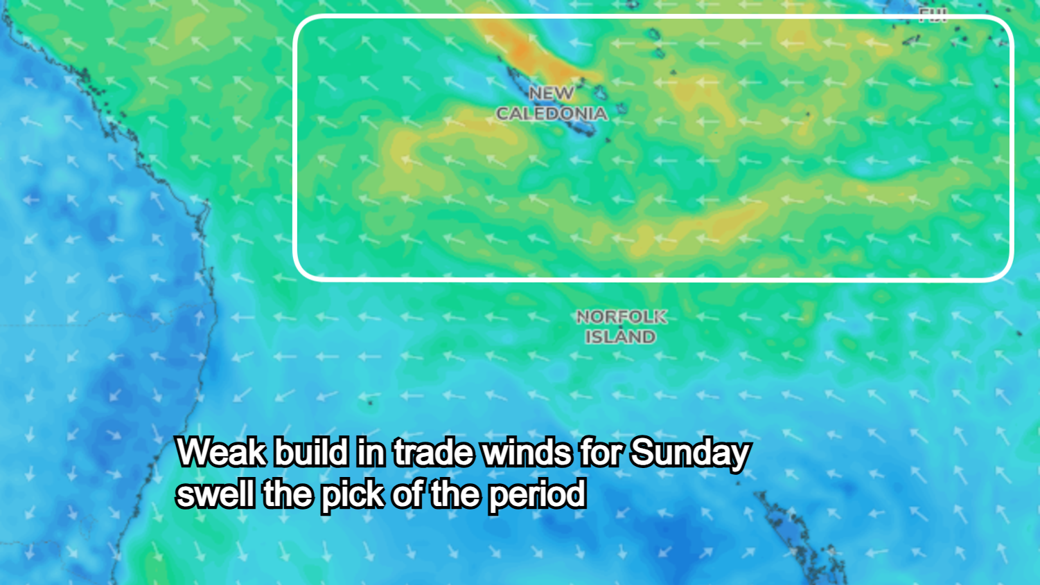 A slow week of background level swells, building on the weekend | Swellnet
